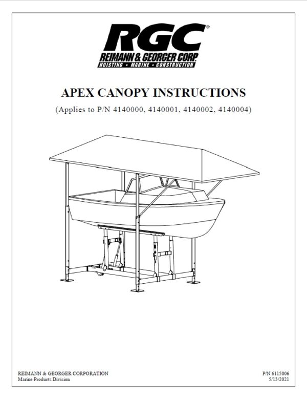 Apex Canopy - Flathead Lift & Rail
