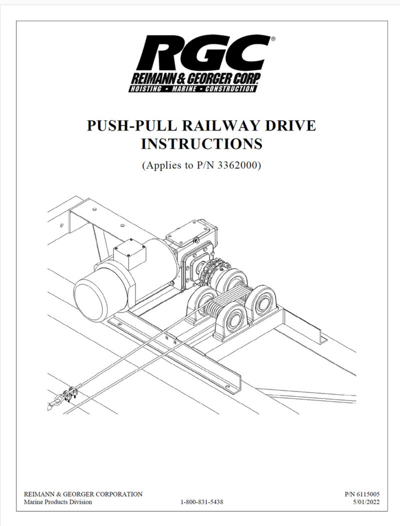 Push-Pull Railway Drive Instructions - Flathead Lift & Rail